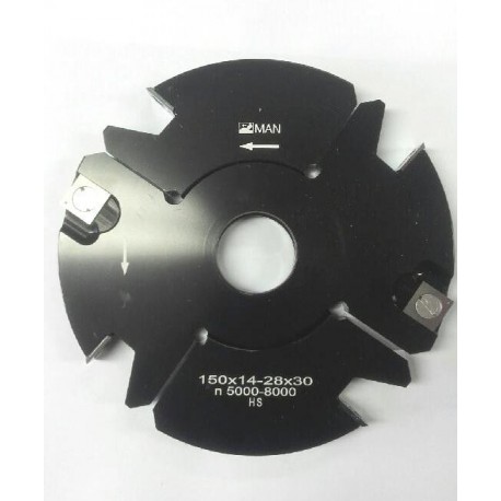 Grooving cutter adjustable 14 to 28 mm diameter 150 mm