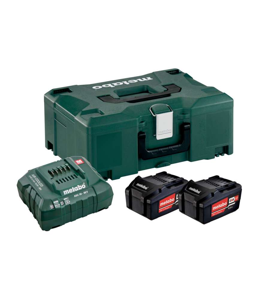 Charger + 3 Metabo Li-Power 18 V / 5,2 Ah 5,2 AH batteries - Probois