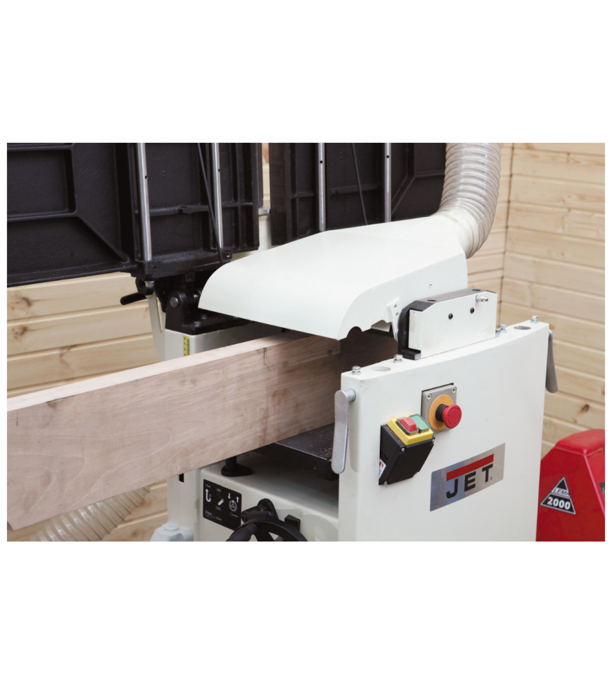 Dégauchisseuse raboteuse JET JPT 310HH - Arbre hélicoïdal - Probois