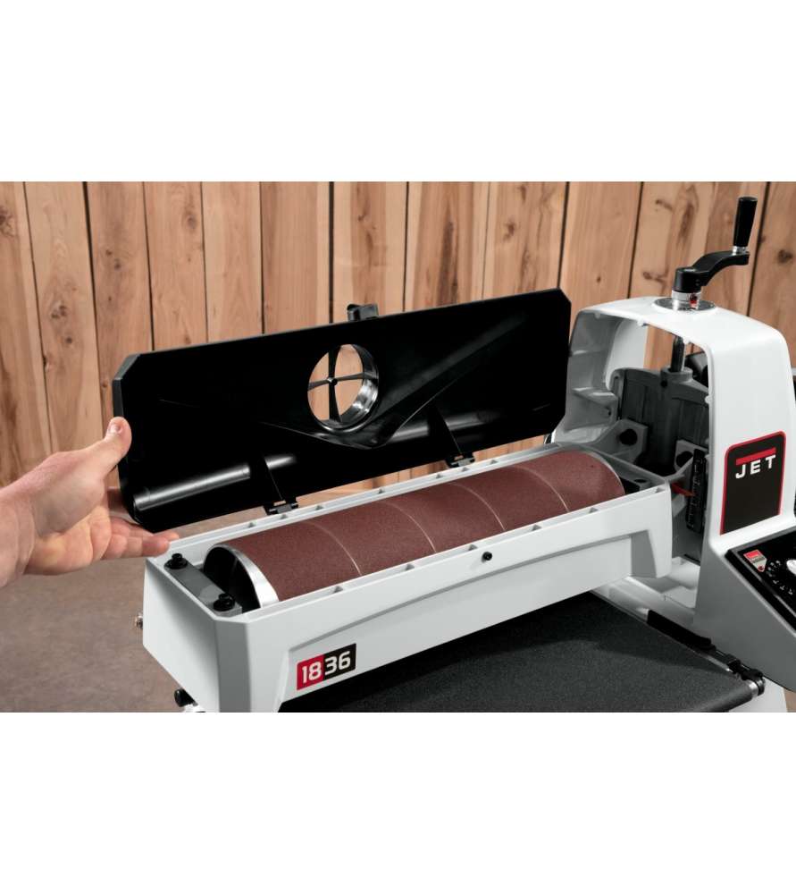 Double Cylinder Calibrating Sander 405 mm JET JWDS 1632 - Probois