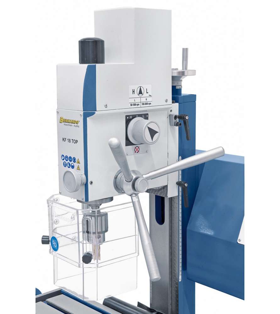 Metal drilling milling machine KF18Top with 3-axis digital display