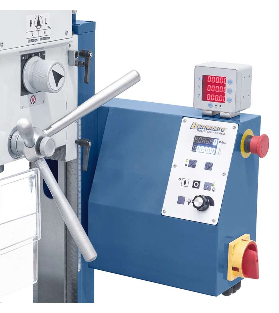 Metal drilling milling machine KF18Top with 3-axis digital display