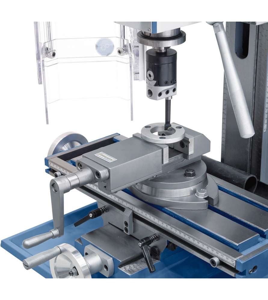 Metal drilling milling machine KF18Top with 3-axis digital display