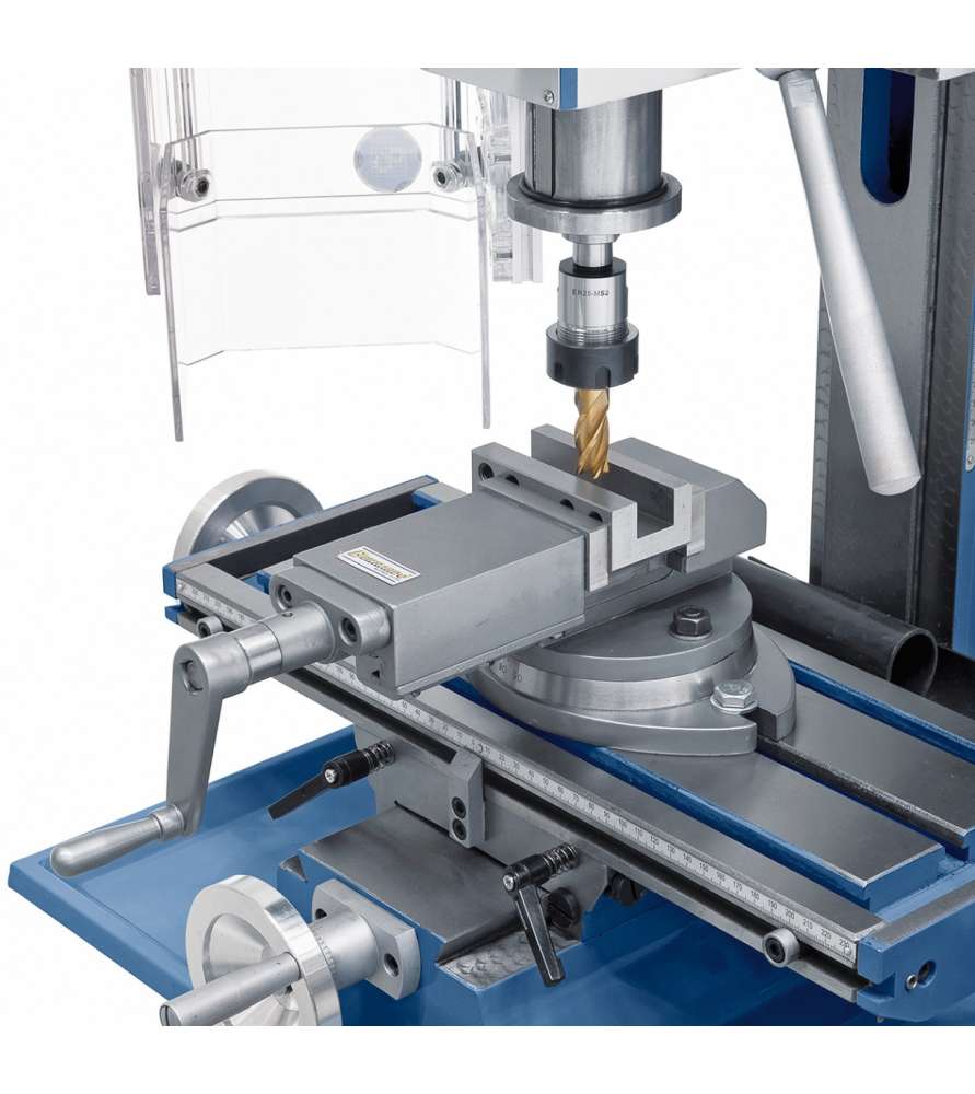 Metal drilling milling machine KF18Top with 3-axis digital display