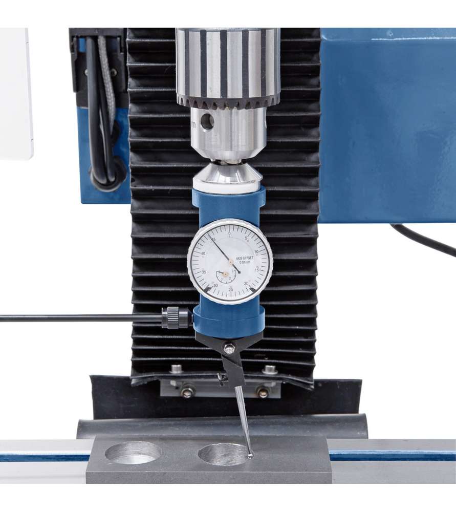 Drilling milling machine KF28Top with feed and 3-axis digital display