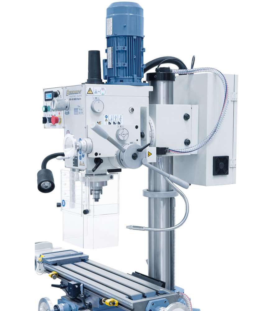 Perceuse fraiseuse Bernardo BF45HSV Vario avec avance sur l‘axe X