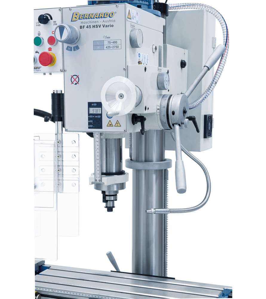 Vario drill milling machine Bernardo BF45HSV with X-axis feed