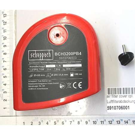 Air filter cover for Scheppach brush cutter - Probois Machinoutils
