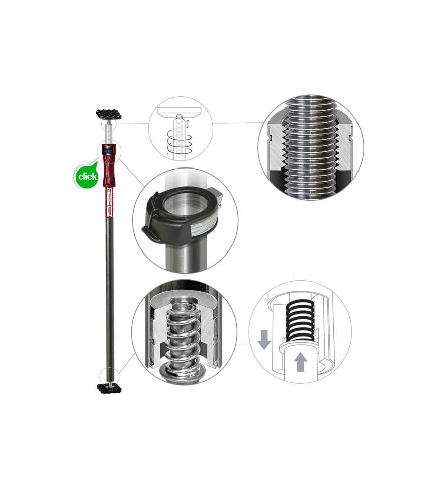 Piher ETAITOP 34004 Stütze ausziehbar von 200 auf 375 cm - Probois
