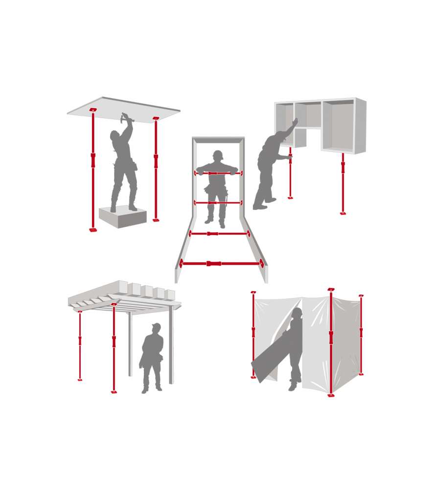 Piher ETAITOP 34004 Stütze ausziehbar von 200 auf 375 cm - Probois