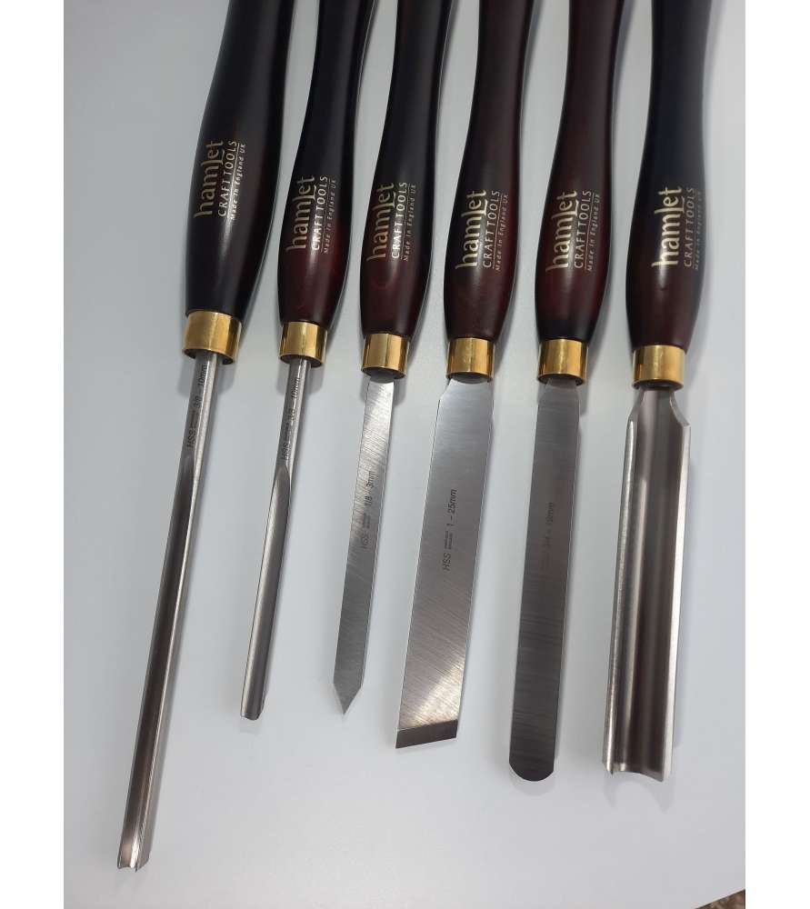 Coffret de 6 outils de tournage HAMLET - Probois Machinoutils
