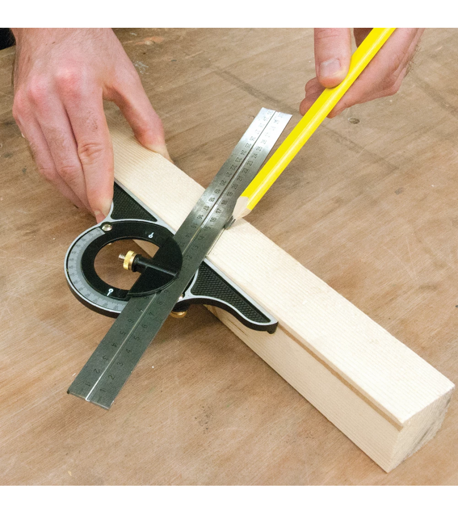 Silverline Combination Square Set - 300 mm - Probois Machinoutils