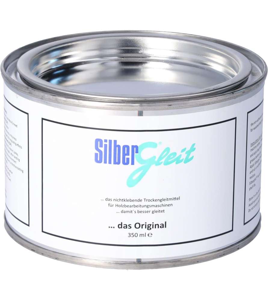 SILBERGLEIT paste lubricant for woodworking machine tables (350 ml jar)