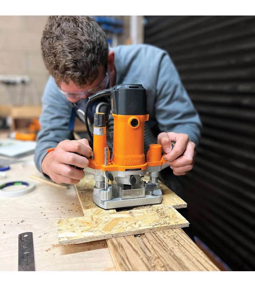 Fresadora compacta Triton TMNRTR 800 W, 1/4" / 8 mm - Probois
