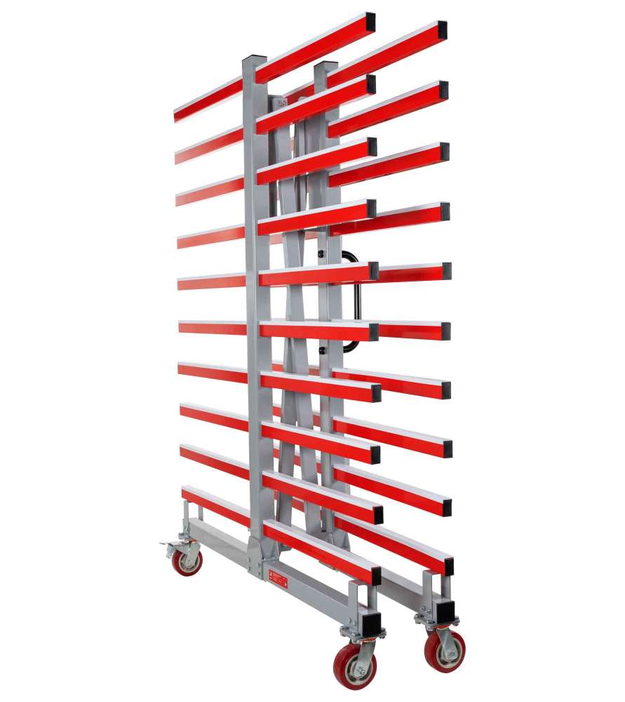 Double side mobile extendable trolley Holzmann TAW70DUO - Probois