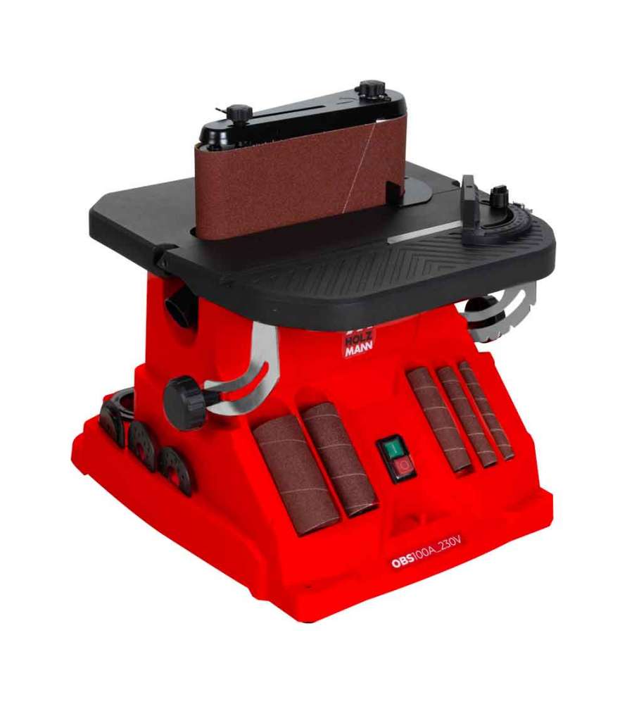 Ponceuse à bande et à cylindre oscillante Holzmann OBS100A - Probois