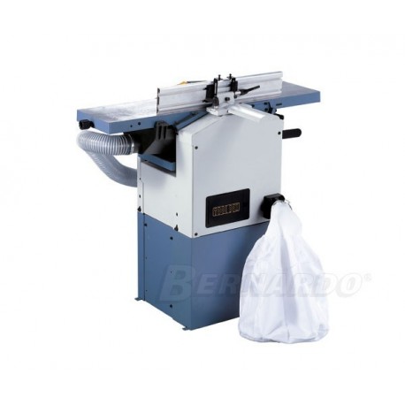 Dégauchisseuse raboteuse Bernardo PT260S avec arbre hélicoïdal et aspiration intégrée