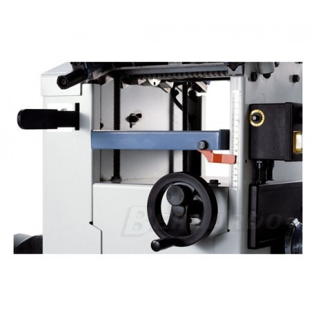 Dégauchisseuse raboteuse Bernardo PT260S avec arbre hélicoïdal et aspiration intégrée
