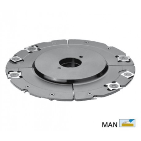 Grooving cutter adjustable 4 to 7,5 mm for spindle moulder